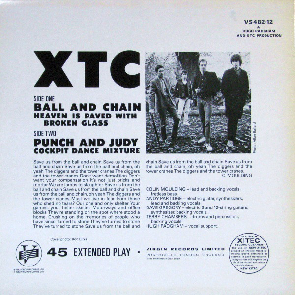 THE XTC SINGLES (Part 14) – THE NEW VINYL VILLAIN